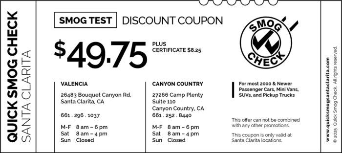 Discount on Auto Smog Check